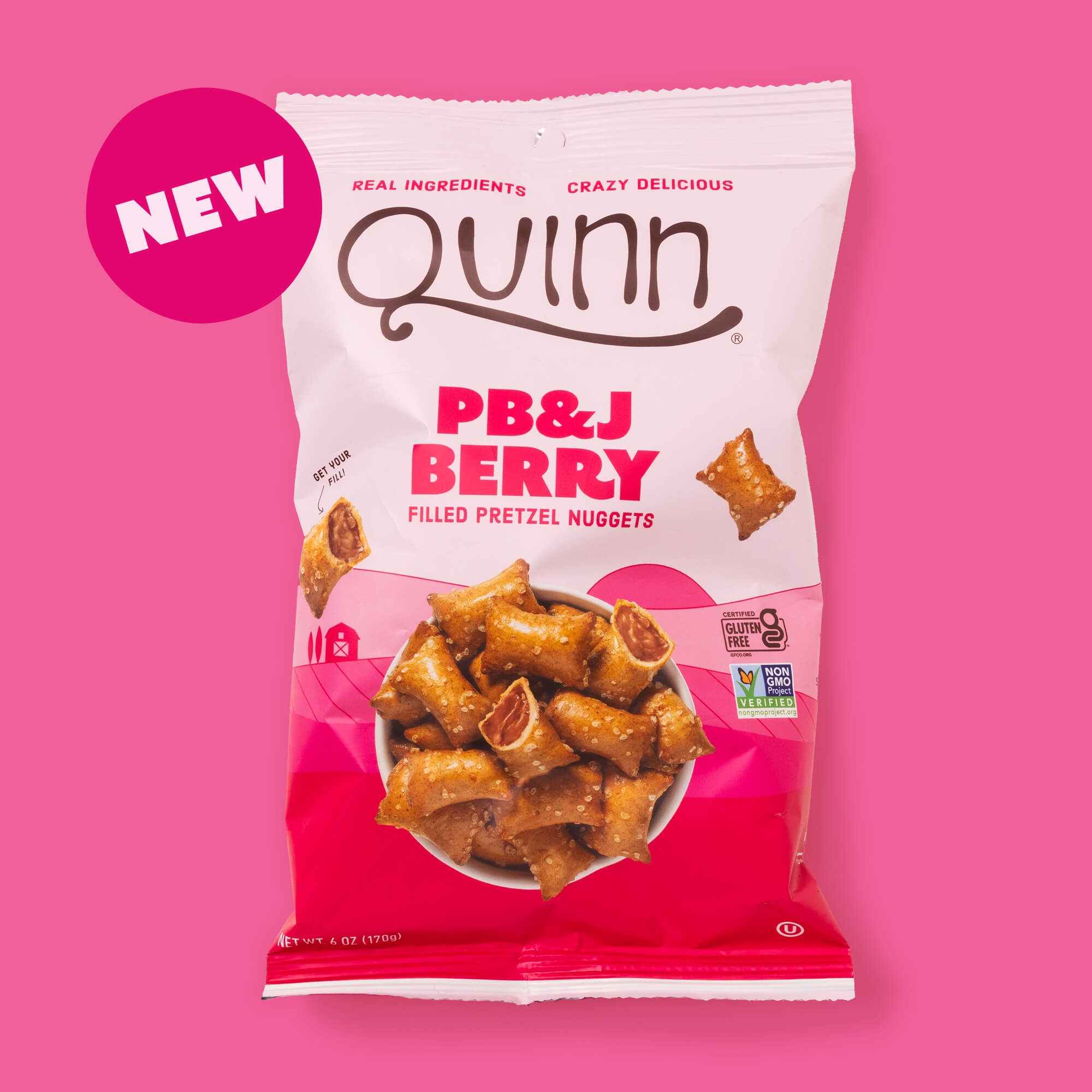 PB&J Berry Filled Pretzel Nuggets – Quinn Snacks